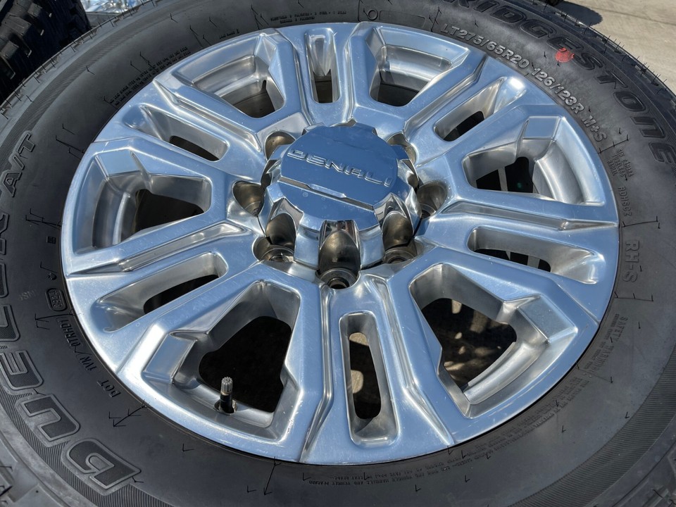20" GMC Sierra Denali 2500 3500 OEM 5957 wheels rims tires 2022 2023 ...