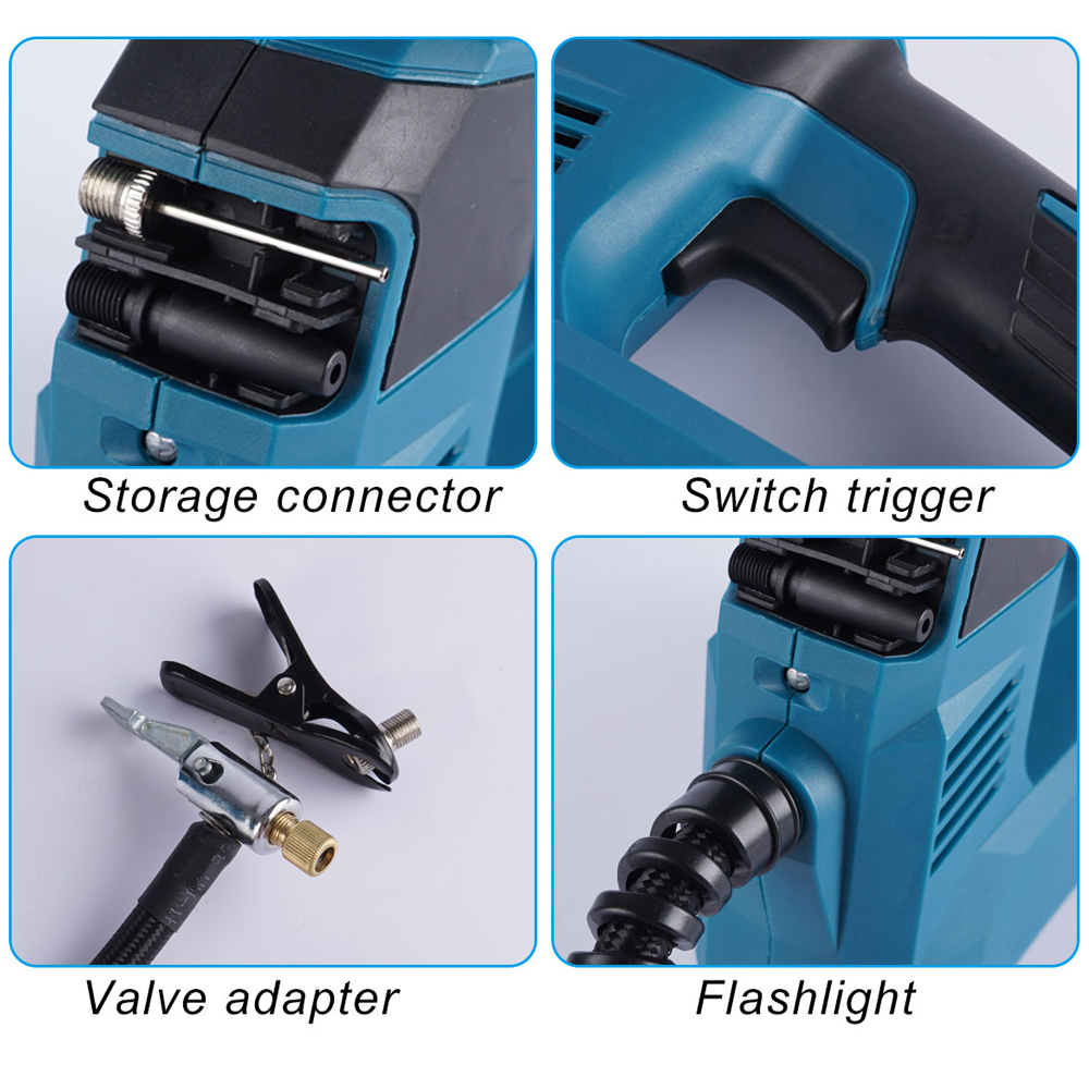 For Makita 18V Battery Cordless Car Tyre Inflator Pump LED Inflate Tool Only NEW | eBay