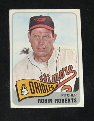1965 Topps #15 Robin Roberts BALTIMORE ORIOLES | eBay