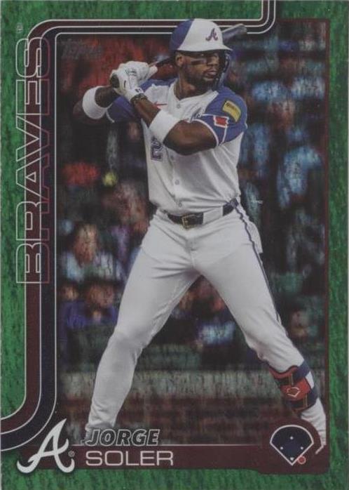 2025 Topps Series 1 - Jorge Soler #23 Green Holofoil /99 for sale ...