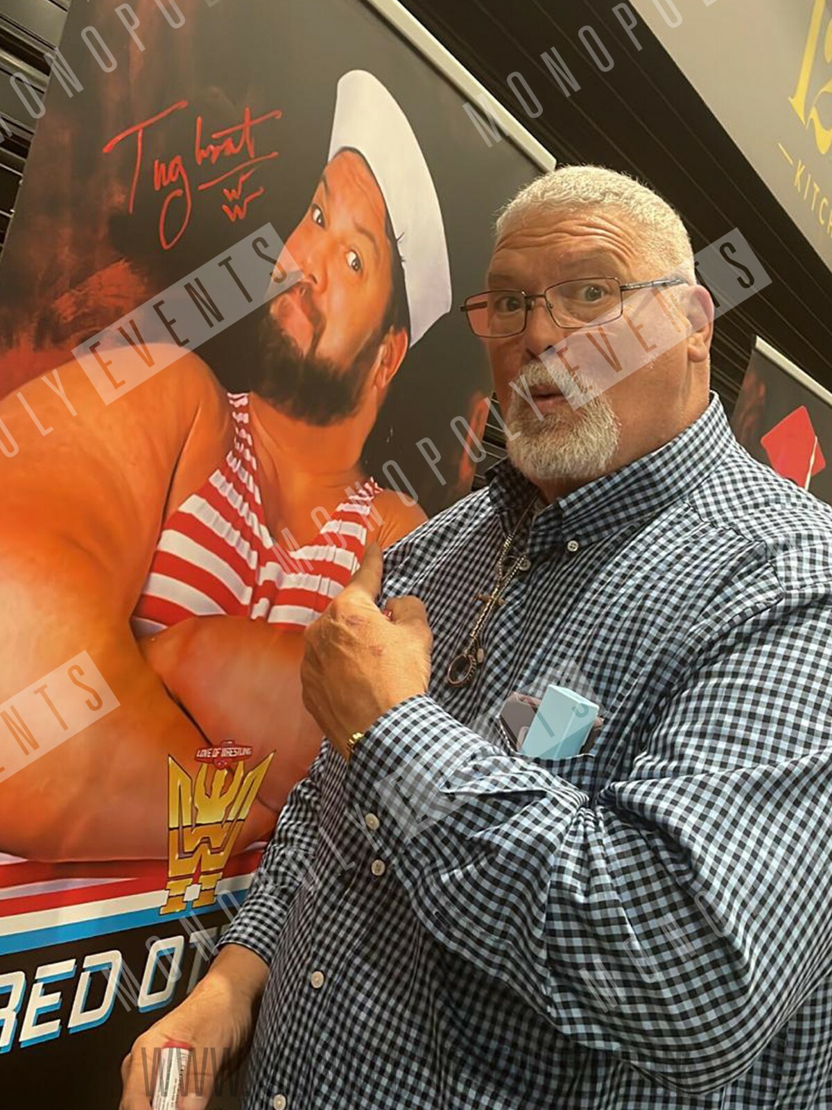 10x8" Wrestling Print Signed by Fred Ottman as Tugboat + COA | eBay