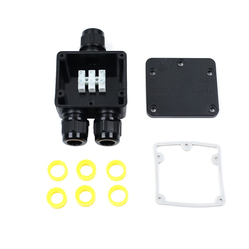 3 Way Waterproof IP68 External Junction Box Outdoor Electrical Cable ...
