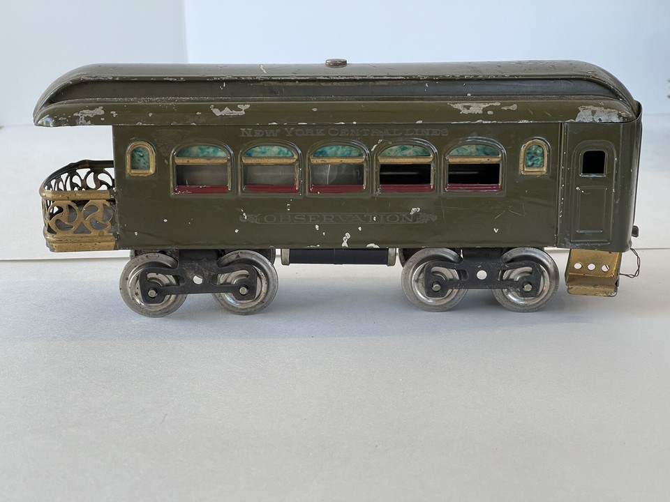 Vintage Pre-War LIONEL TRAIN SET NY Central Lines 33 Engine +Lionel 517 ...