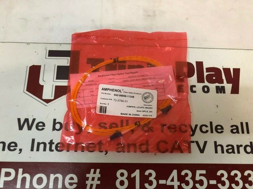Cisco Amphenol 72-3796-01 jumper, LC/UPC Micro, S/M 2mm SPLX, 2m | eBay