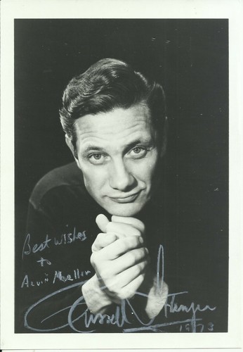 Russell Stanger - Original Autograph 5x7 Signed Photo and Letter | eBay