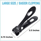 USA/ Heavy Duty 15mm Wide Jaw Nail Clippers For Thick / Hard Toenails ...