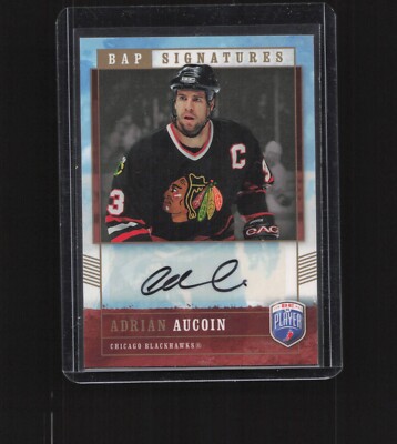 2006-07 Be A Player Signatures #AA Adrian Aucoin Auto | eBay