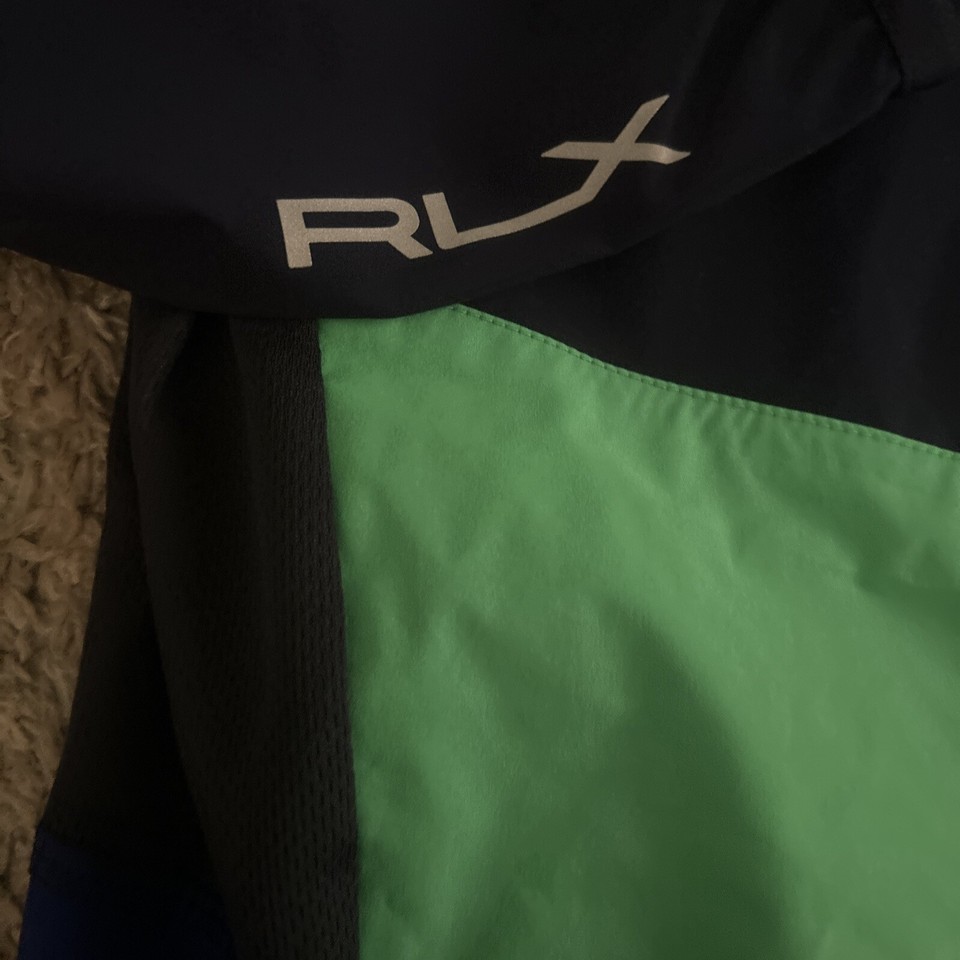 RLX Ralph Lauren Golf Full Zip Jacket Hooded French Navy Men's Size L $228 NWT | eBay