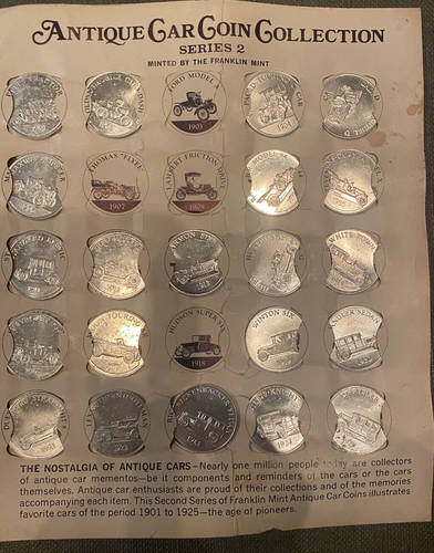 Sunoco Antique Car Coin Collection Series 2 20 Coins | eBay