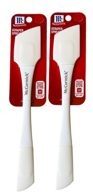 McCormick Double Side Silicone Scraper/Spreaders/Spatula – 10.62 x 1.75 ...