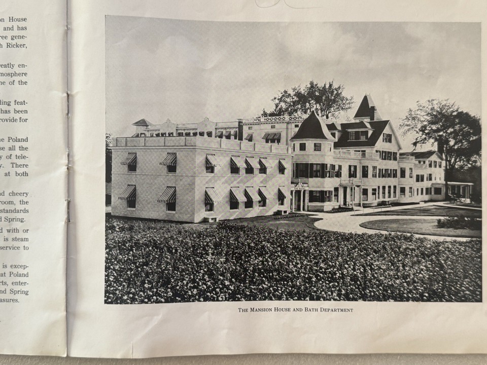1917 Hiram Ricker & Sons Poland Spring Souvenir Picture Book South ...