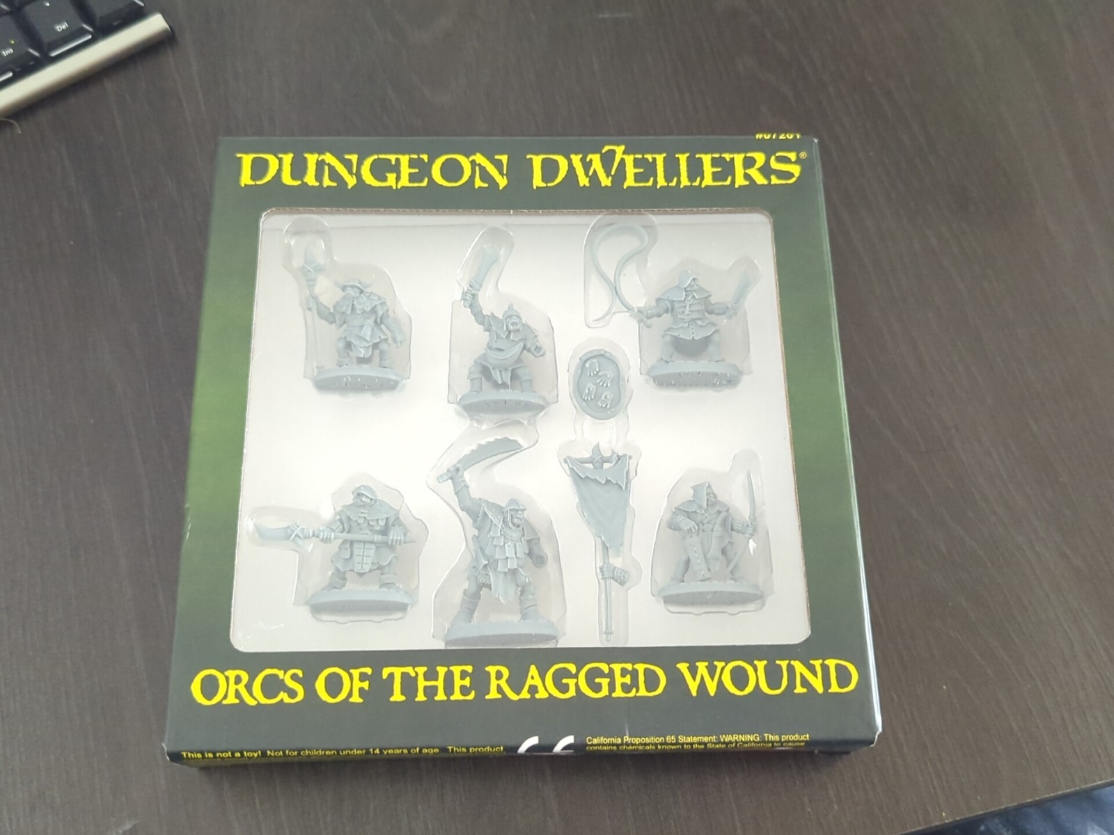 Orc Warrior Miniatures (Reaper Bones 6 Kickstarter) Orcs Of The Ragged ...