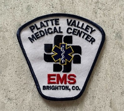 Platte Valley Medical Center Brighton Colorado EMS paramedic ambulance patch new | eBay