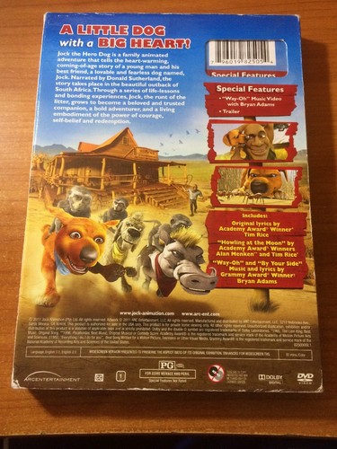 Jock The Hero Dog (DVD) Donald Sutherland, Ted Danson, Helen Hunt ...