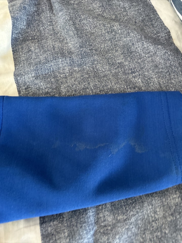 Menards Men’s Blue Zip Up Crewneck Sz L Embroidered | eBay