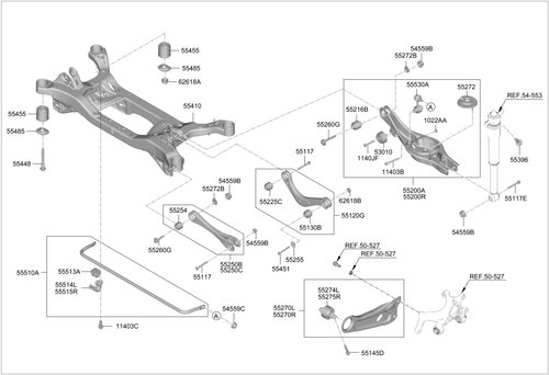 GENUINE NEW LH RR TRAILING ARM ARM ASSY SUITS KIA NIRO EV 2022-ONWARDS ...