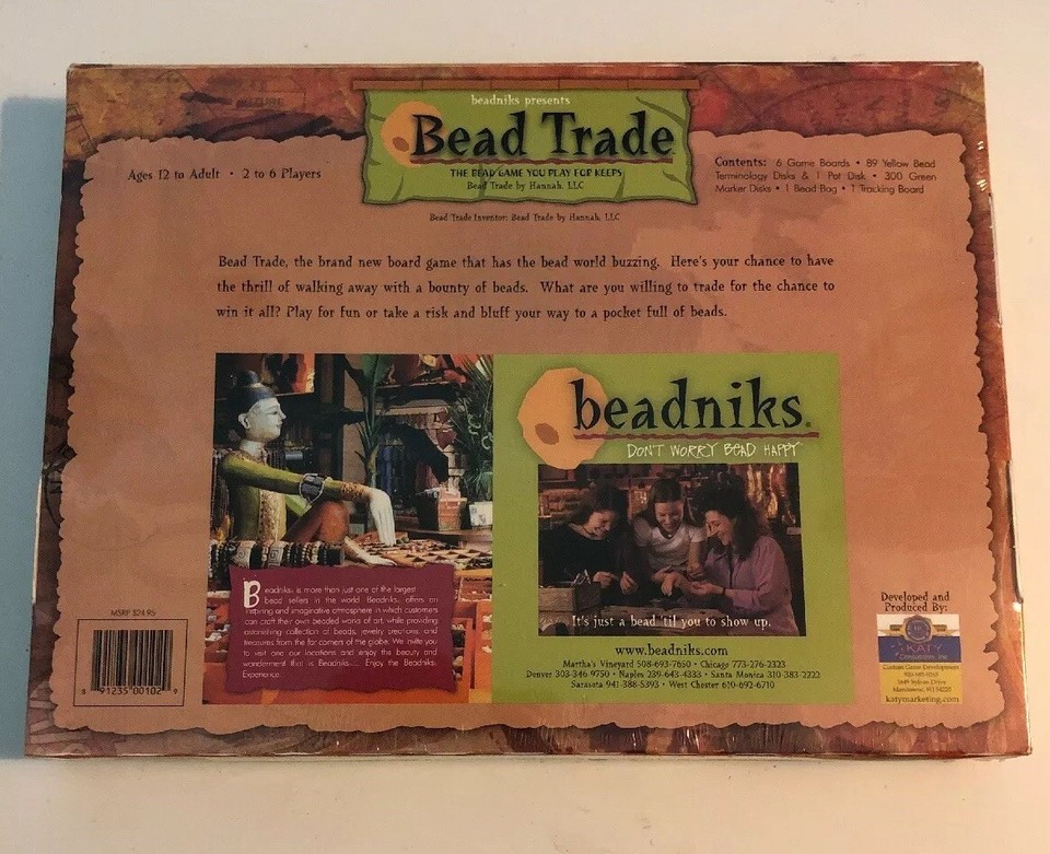 Beadniks Presents Bead Trade The Bead Game You Play For Keeps BB12 | eBay