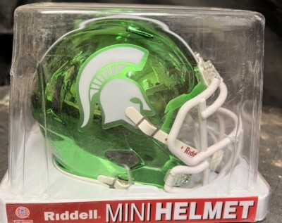 Michigan State Spartans Chrome Alternate MINI HELMET NEW IN BOX | eBay