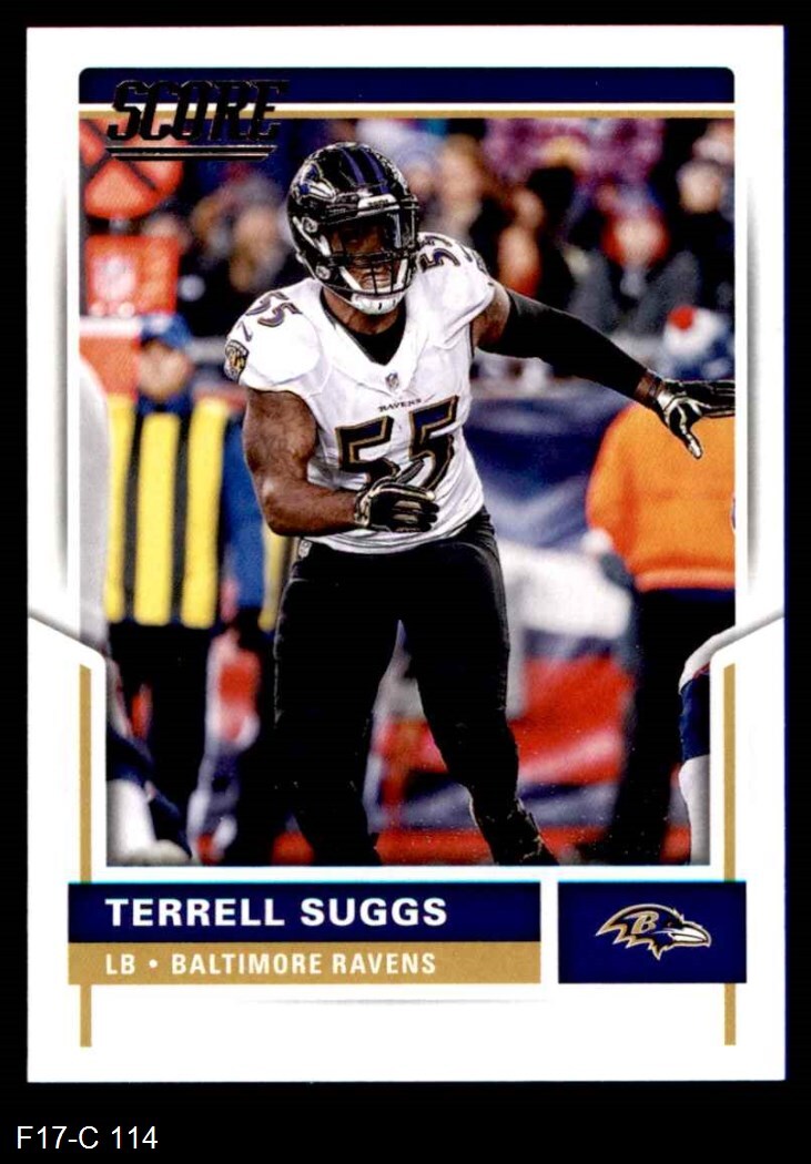 2017 Score #114 Terrell Suggs Ravens Arizona St 8 - NM/MT | eBay