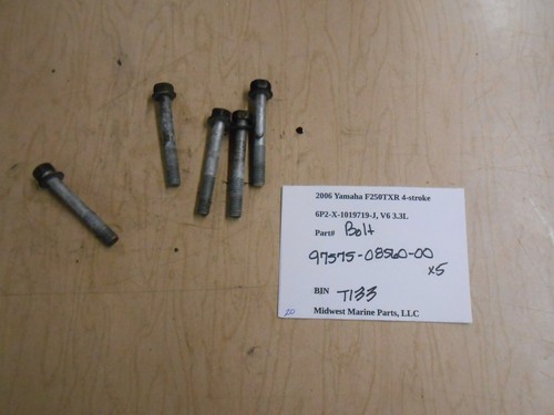 97575-08560-00 Yamaha 2006 F250TXR Outboard bolt (5) T133 | eBay