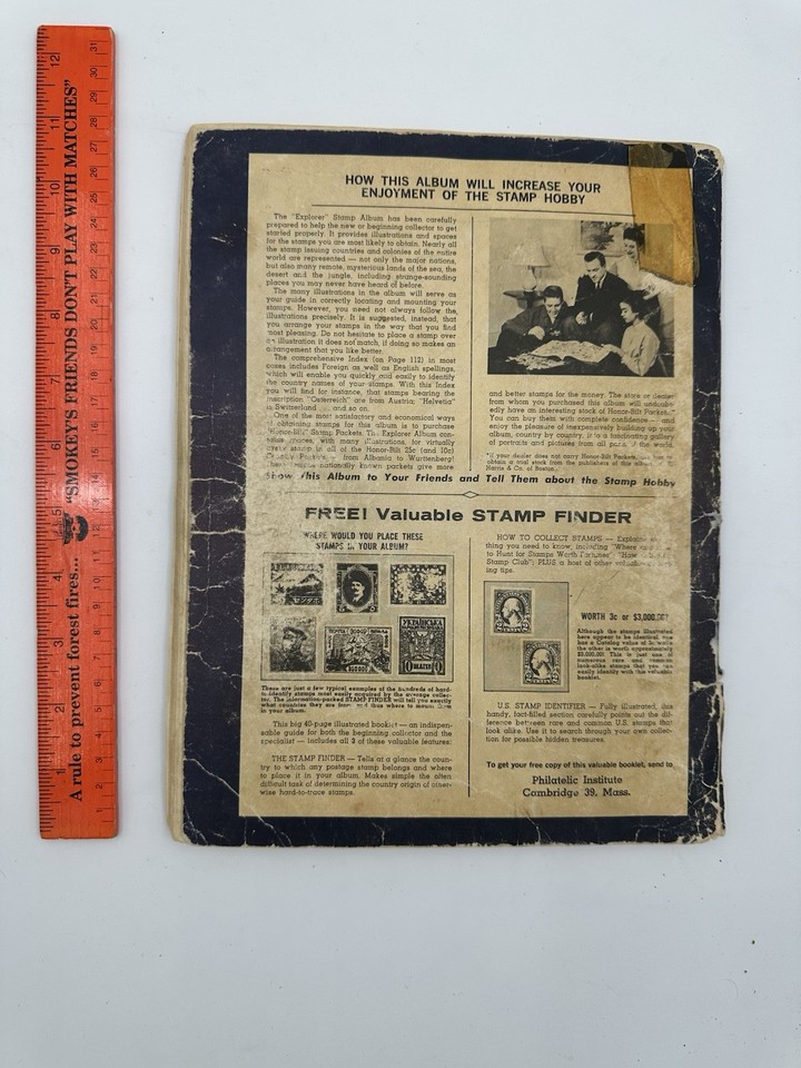1960 The Explorer Stamp Album - 100’s of Stamps - Early US | eBay