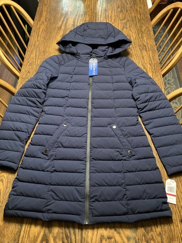 Nautica Stretch Puffer Performance Winter Jacket Navy Seas XS NWT MSRP ...