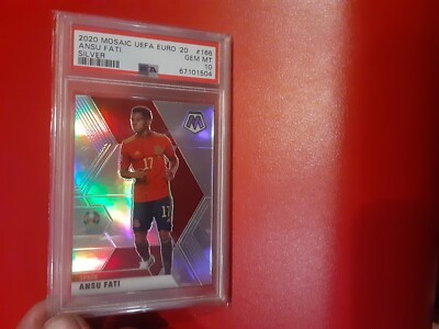 2020 Mosaic UEFA Euro20 Ansu Fati 166 Spain PSA Gem Mint 10 Brighton Hove Albion | eBay