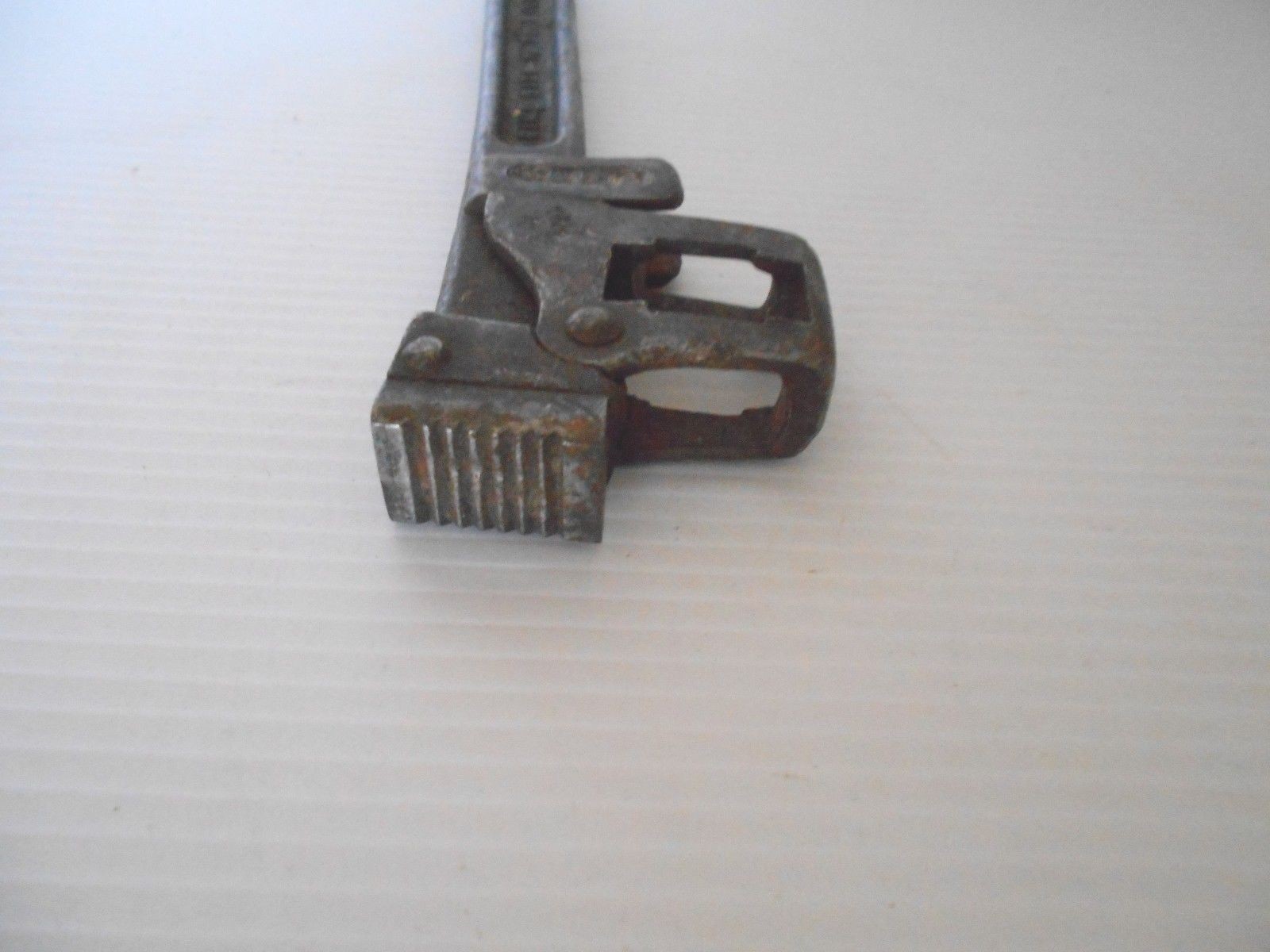 ANTIQUE TRIMO TOOL PIPE WRENCH PAT'D 6 /20/1916 | eBay