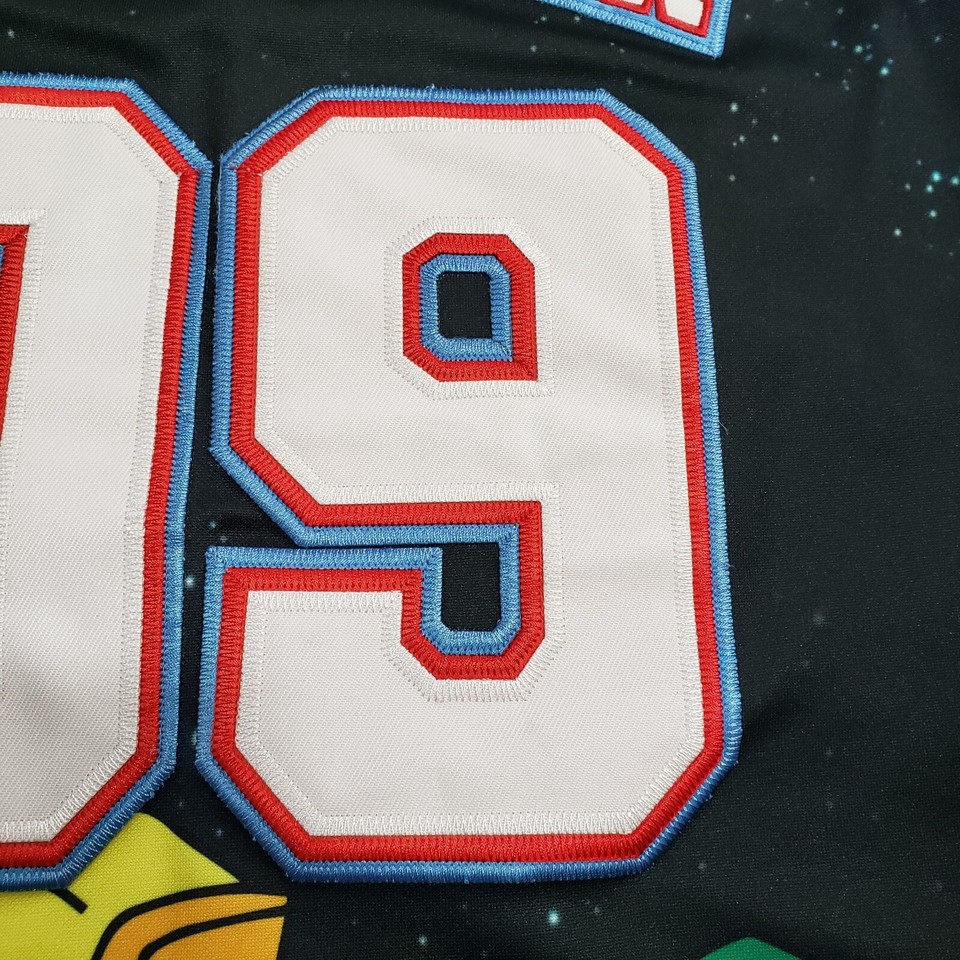 Space Jam Marvin Martian Basketball Jersey Mens Small NASA Headgear ...