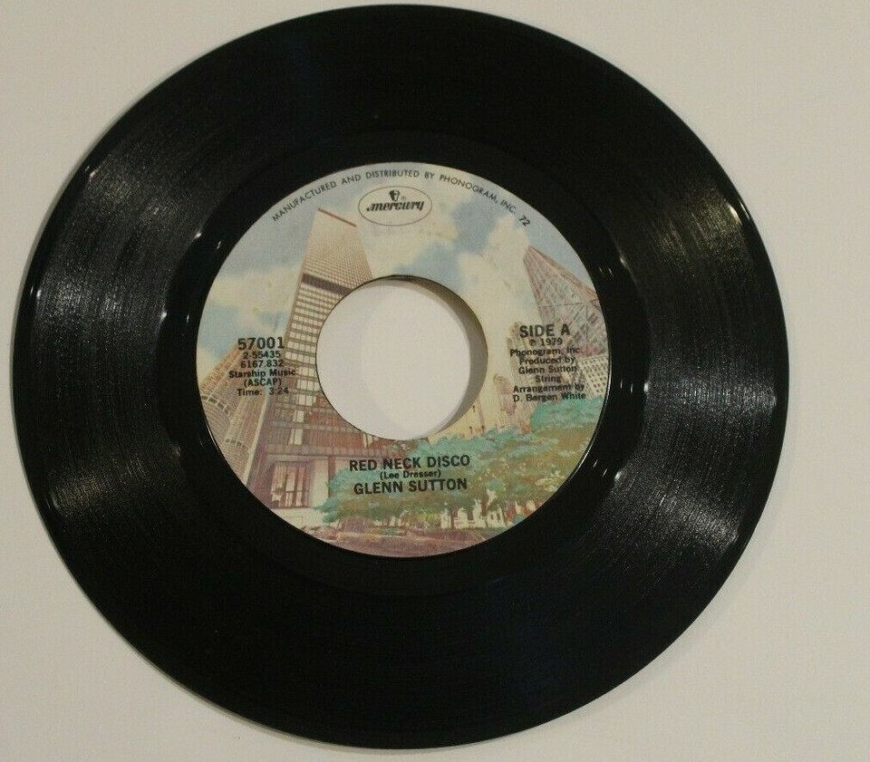 Glenn Sutton 45 record Hip Hip Hip Hoorah For The ERA - Red Neck Disco ...
