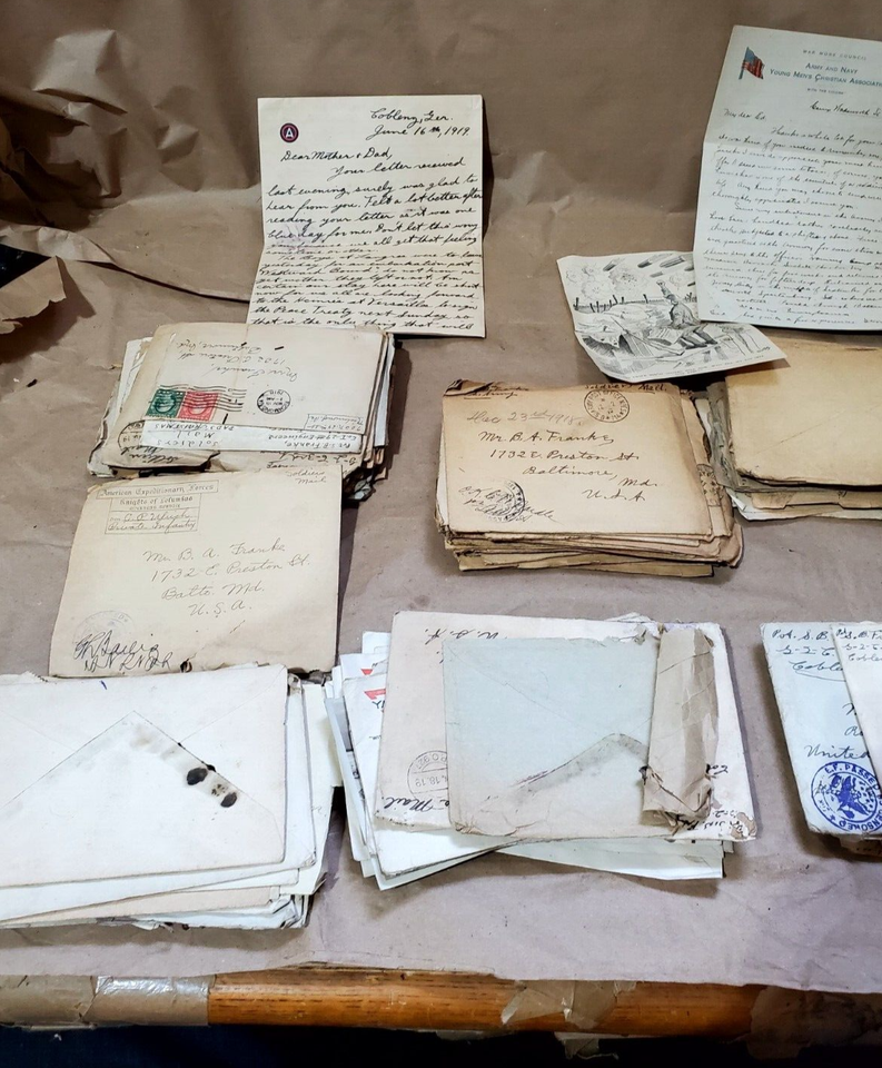 WW1 1918/1919 Original Rare Letters To Home From Soldier HUGE LOT | eBay