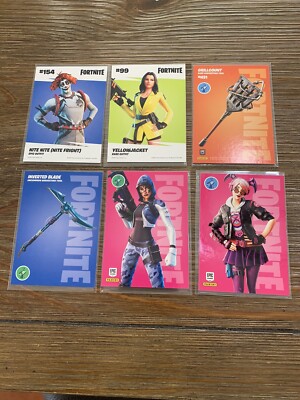 6 Fortnite Collectible Cards | eBay