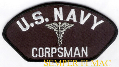 CORPSMAN HAT JACKET PATCH US NAVY MARINES PIN UP DOC MEDIC FMF USS USN ...
