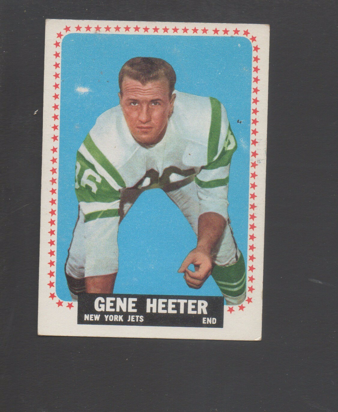 1964 Topps Football Card #115 Gene Heeter-New York Jets Ex Grade | eBay