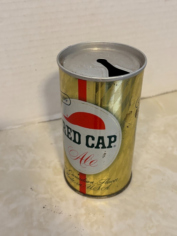 Vintage Red Cap Ale Empty Beer Can /B23 | eBay