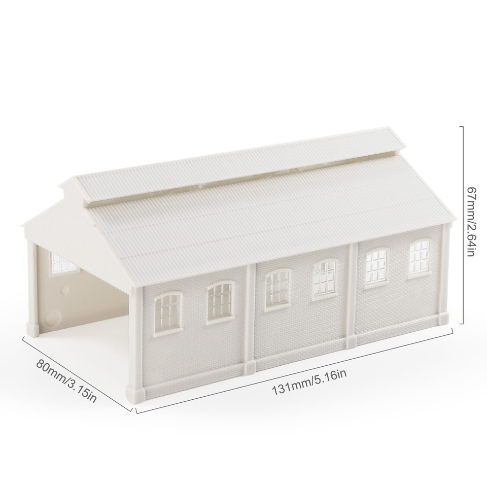 Evemodel N Scale Loco Maintenance Building Service Shop for Model ...