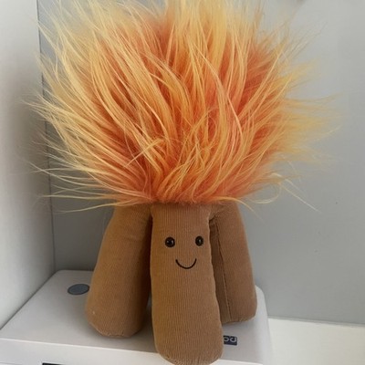 Jellycat Amuseable Campfire Fire Plush Toy Stuffed Animal 8” Pre-Owned ...