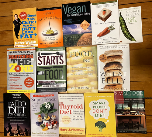 LOT 14 Books Hardcover & Paperback Food Diets Nutrition Eating Paleo ...