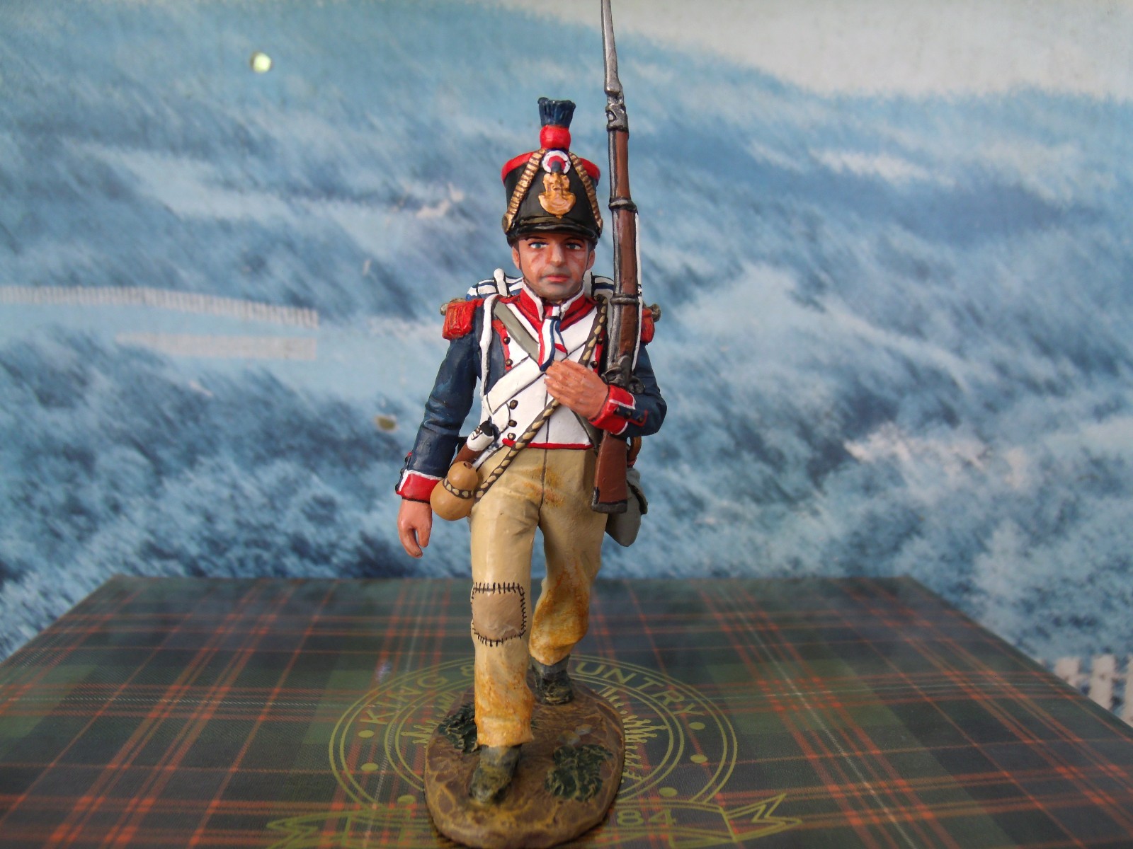 King & Country Soldiers Age of Napoleon French Line Marching Rifleman ...