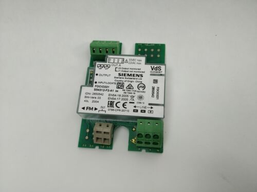 Siemens Fdcio221 S54312-F2-A1 Input/Output Module | eBay