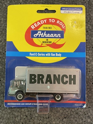 Athearn HO Scale Ford C Box Van”BRANCH” Trucking Co # 09613 | eBay