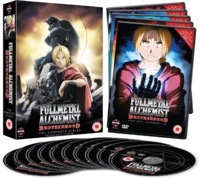 Fullmetal Alchemist Brotherhood Complete Series Collection DVD Box Set ...