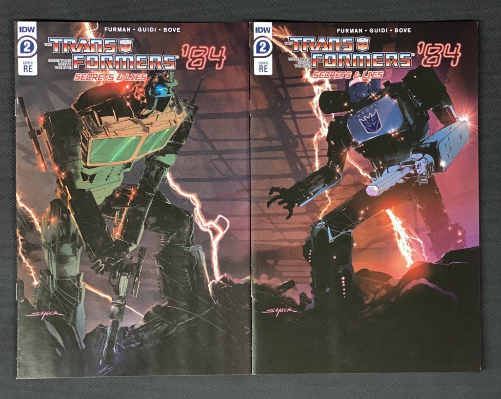 TRANSFORMERS 84 #2 SECRETS AND LIES EXCLUSIVE Bell Book Comic COVER B ...