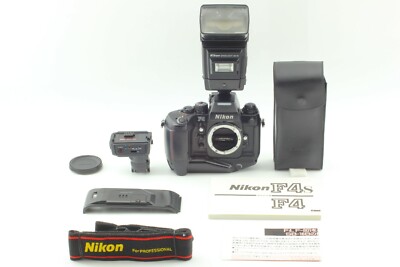 [💥MINT w/Flash DataBack Strap ] Nikon F4S 35mm SLR Film Camera F4 s ...