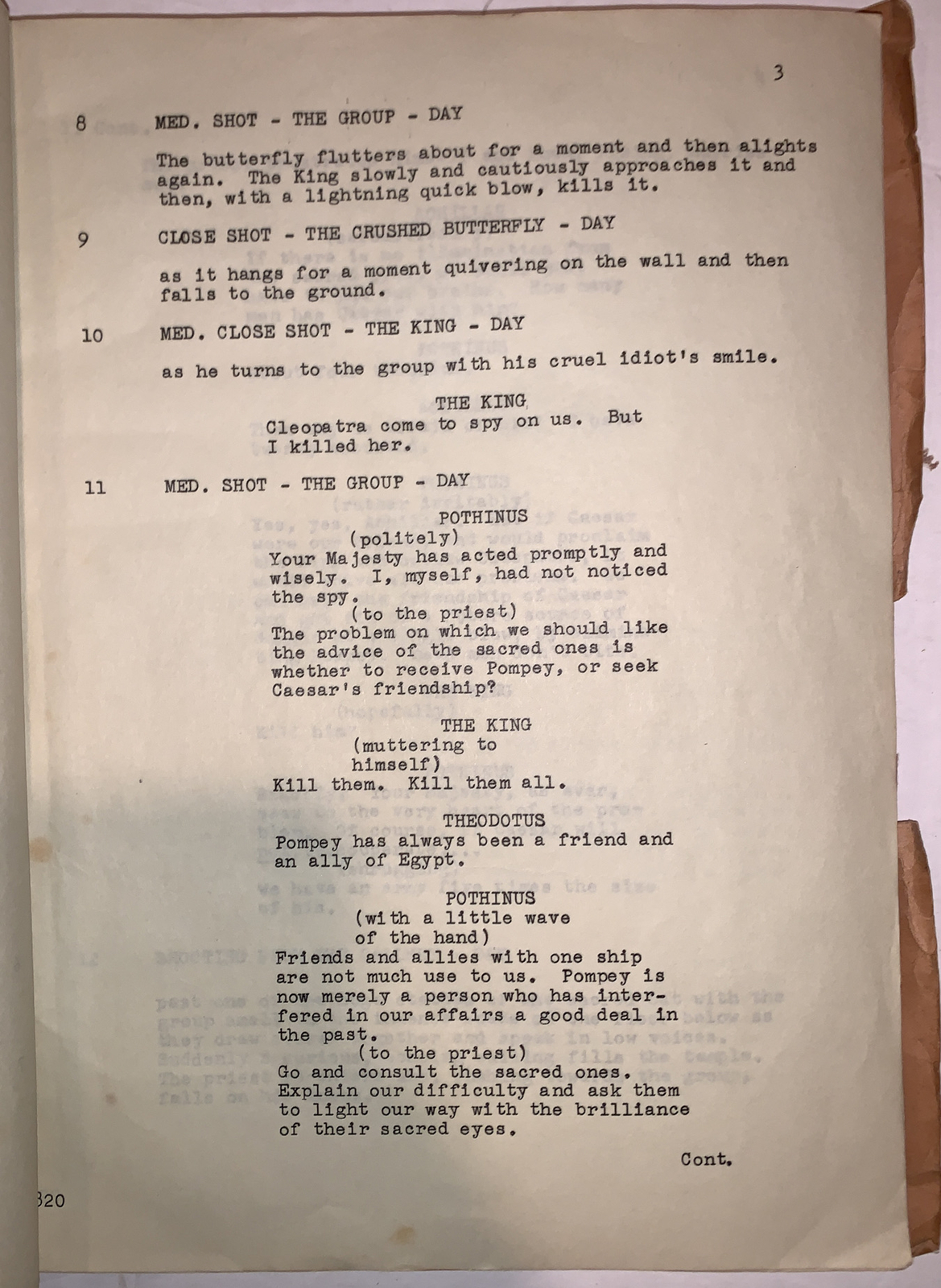 CLEOPATRA, ORIGINAL FILM SCRIPT, SECOND DRAFT OF SCREENPLAY, ELIZABETH TAYLOR | eBay