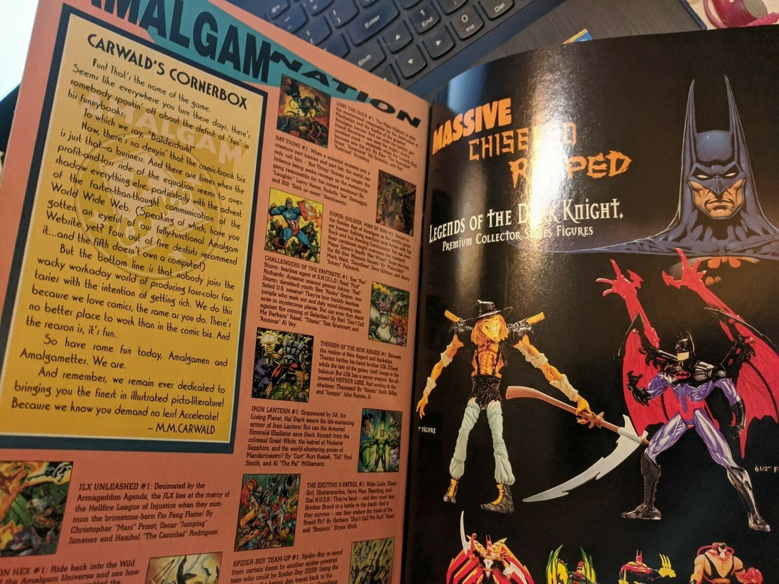 BAT-THING #1 FIRST PRINT DC MARVEL COMICS (1997) AMALGAM BATMAN MAN ...