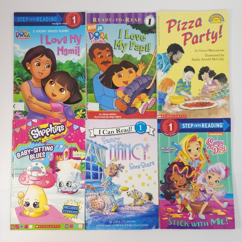 Lot 6 I Can Read Level 1 Early Reader Books Step Into Reading Dora ...