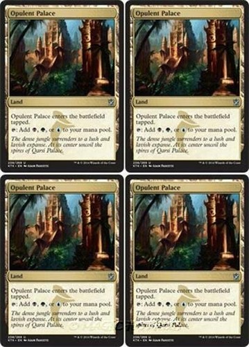 MTG - 4x OPULENT PALACE - Khans of Tarkir (U) | eBay