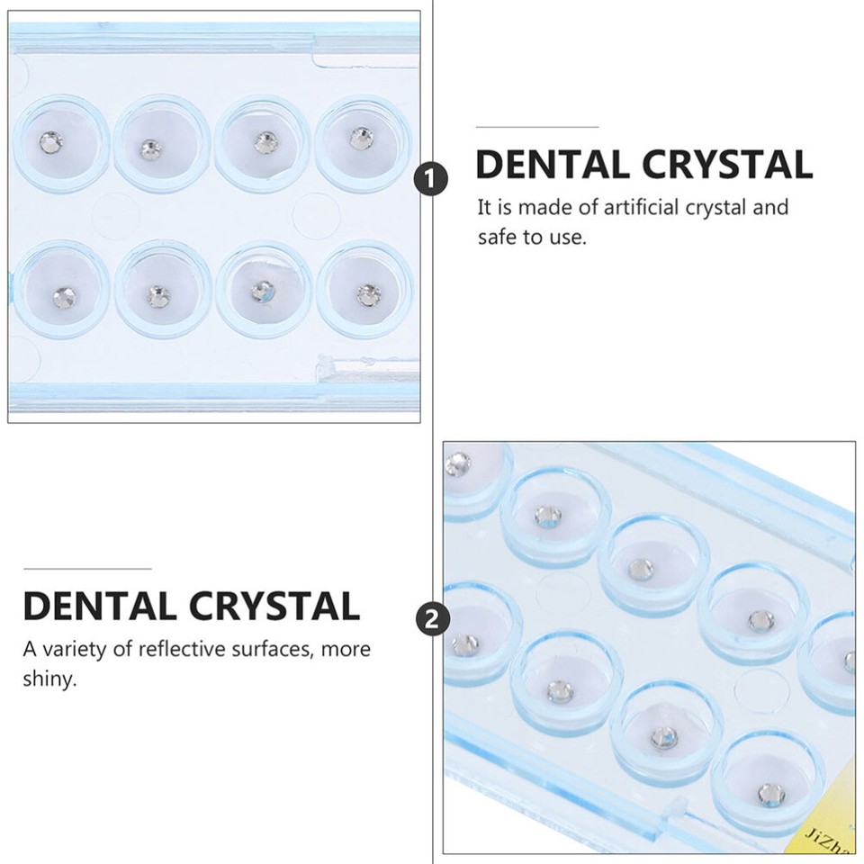 30 Pcs Dental Teeth Jewelry Rhinestone Embellishments Tooth Crystal ...