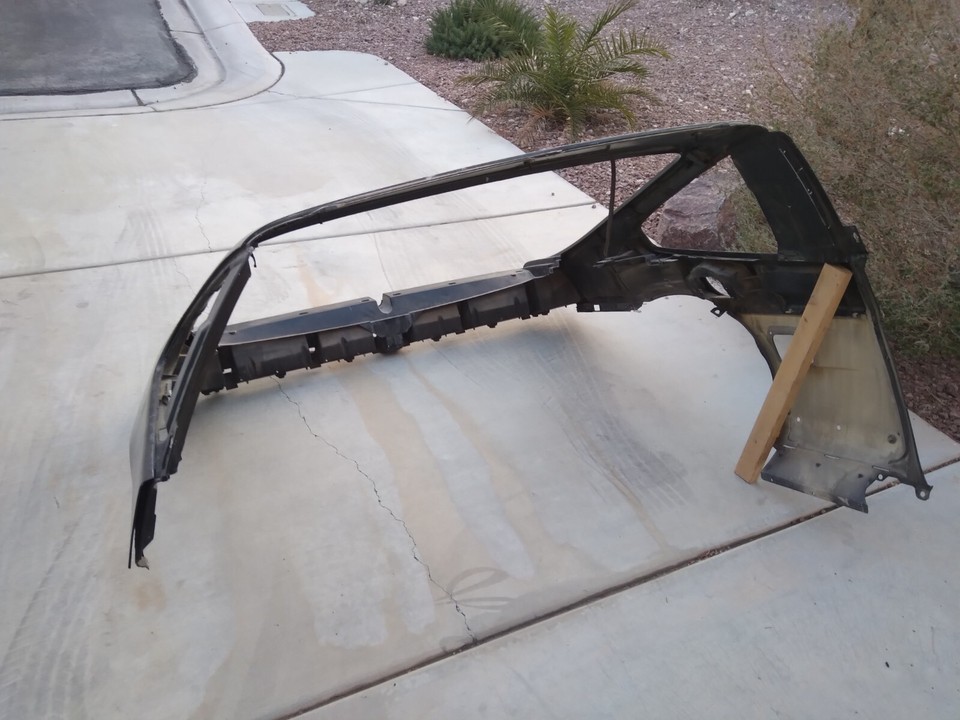 Pontiac Fiero Fastback Fiberglass Rear Body | Black | Genuine OEM